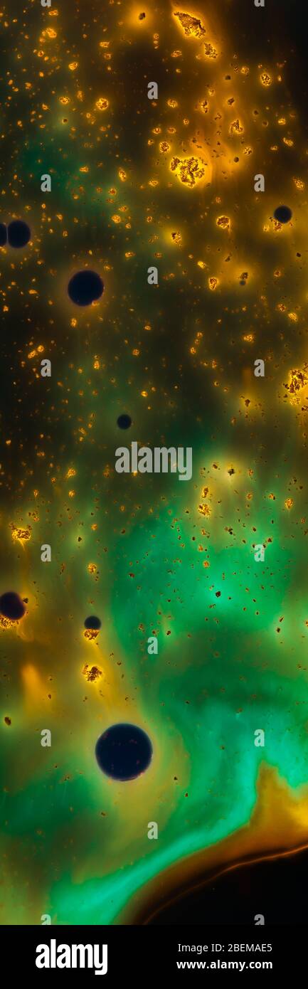 Inverted colored ink moving in liquid Stock Photo - Alamy