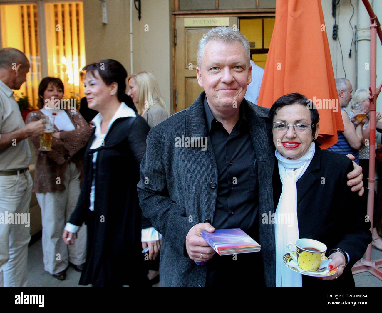 Gintaras Abarius - Lithuanian pianist, composer Stock Photo - Alamy