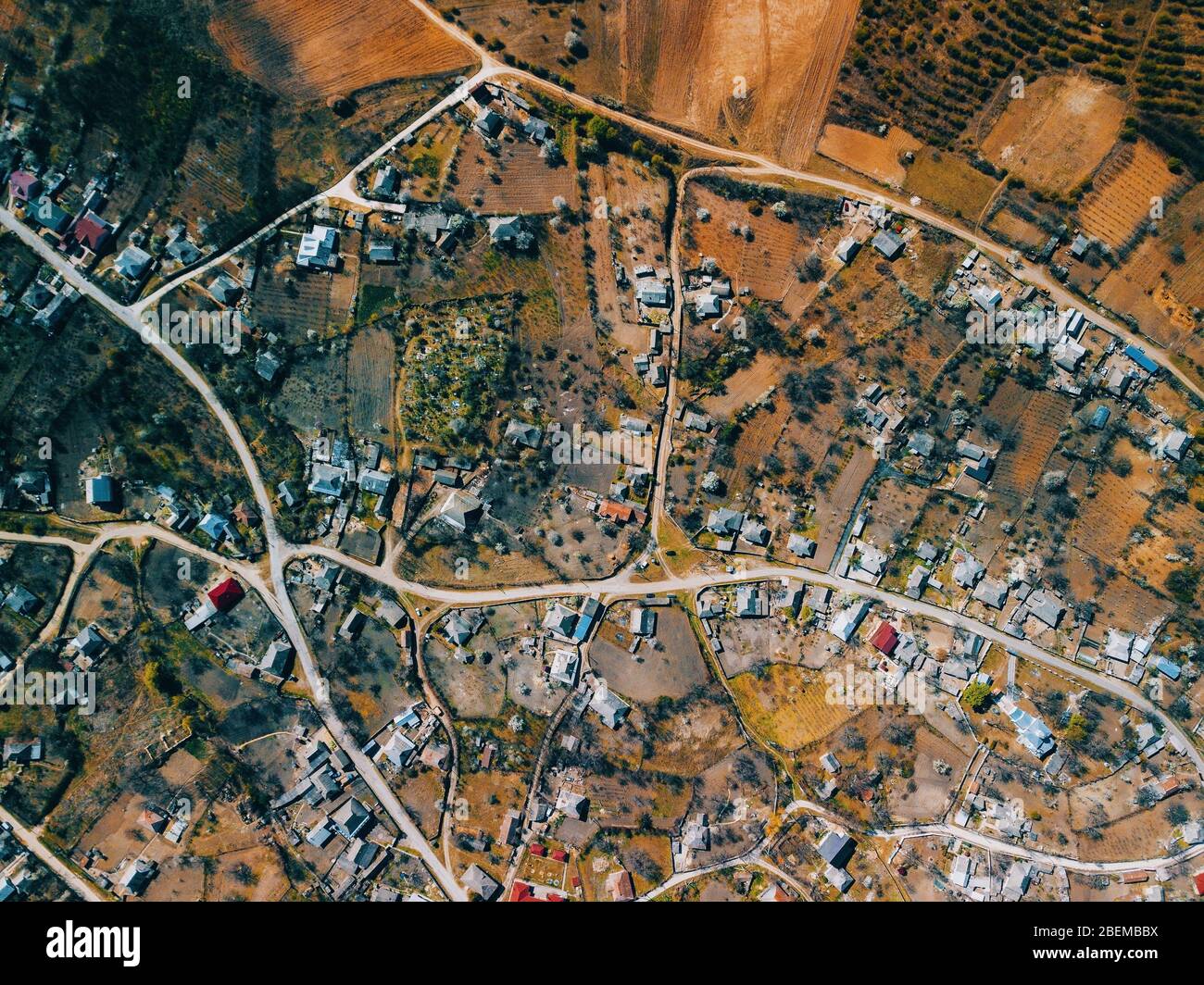 Aerial photo community garden hi-res stock photography and images - Alamy