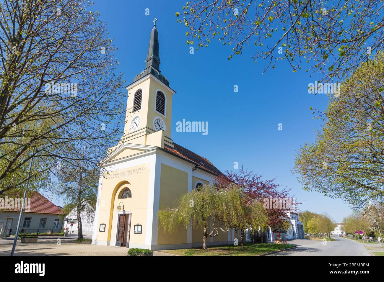 Gerasdorf bei Wien: church in Seyring, in Weinviertel, Niederösterreich ...