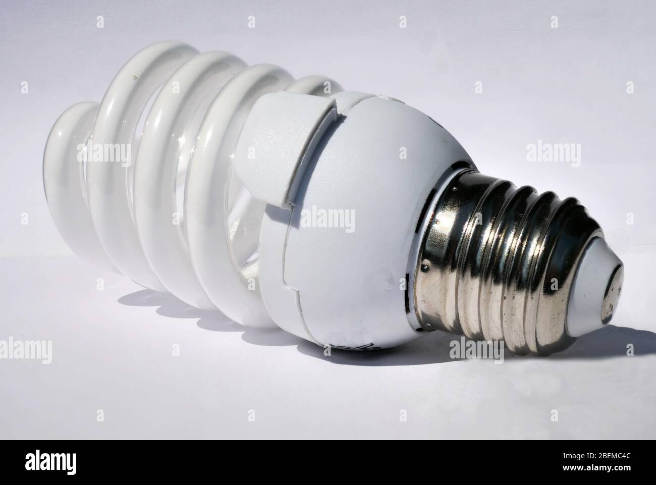 Isolated light lamp on white background Stock Photo - Alamy
