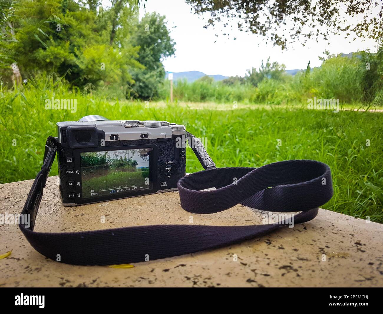 Fujifilm XE-2 mirrorless camera photography Stock Photo - Alamy