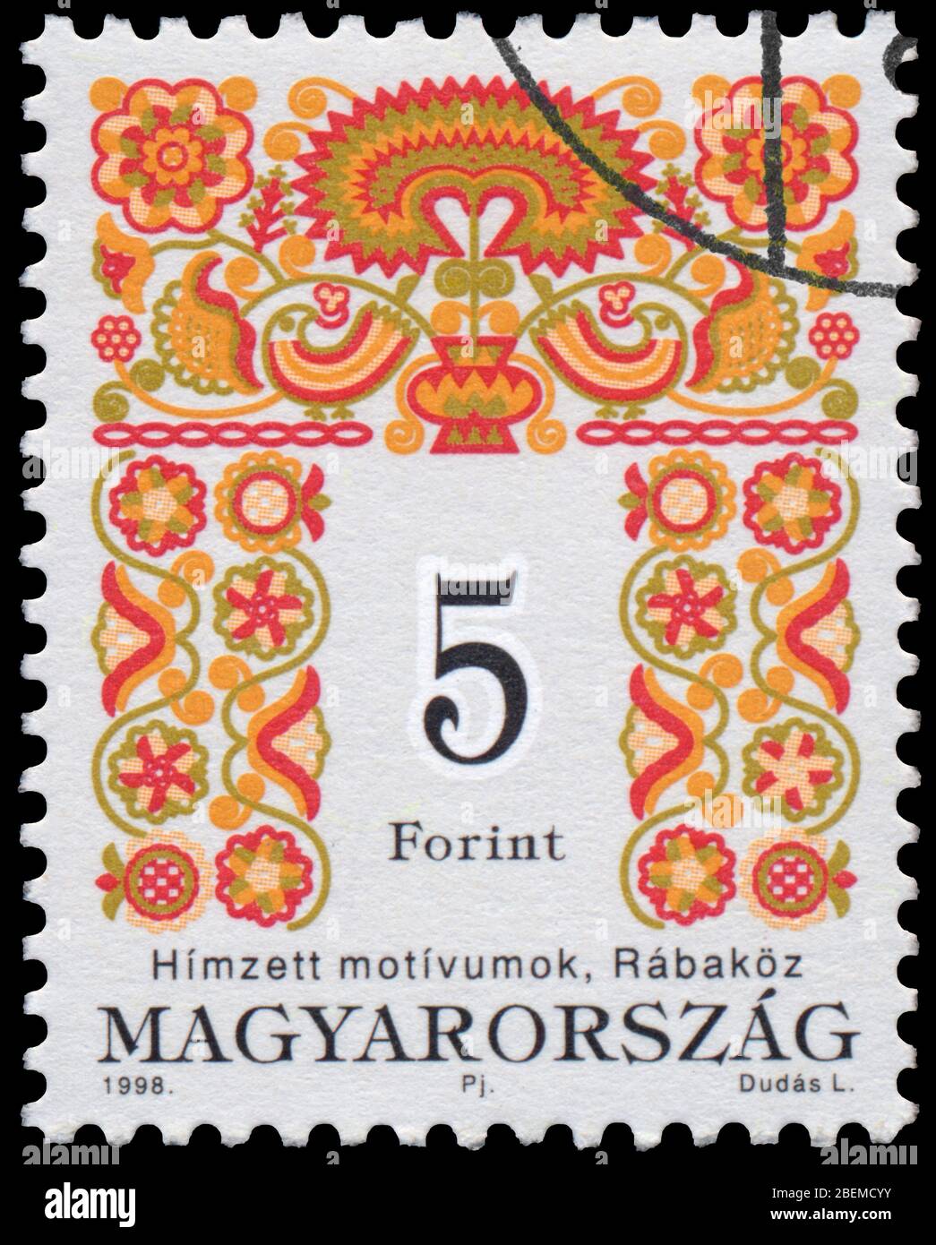 BUDAPEST, HUNGARY - 03 februar 2015: A stamp printed in Hungary shows ...