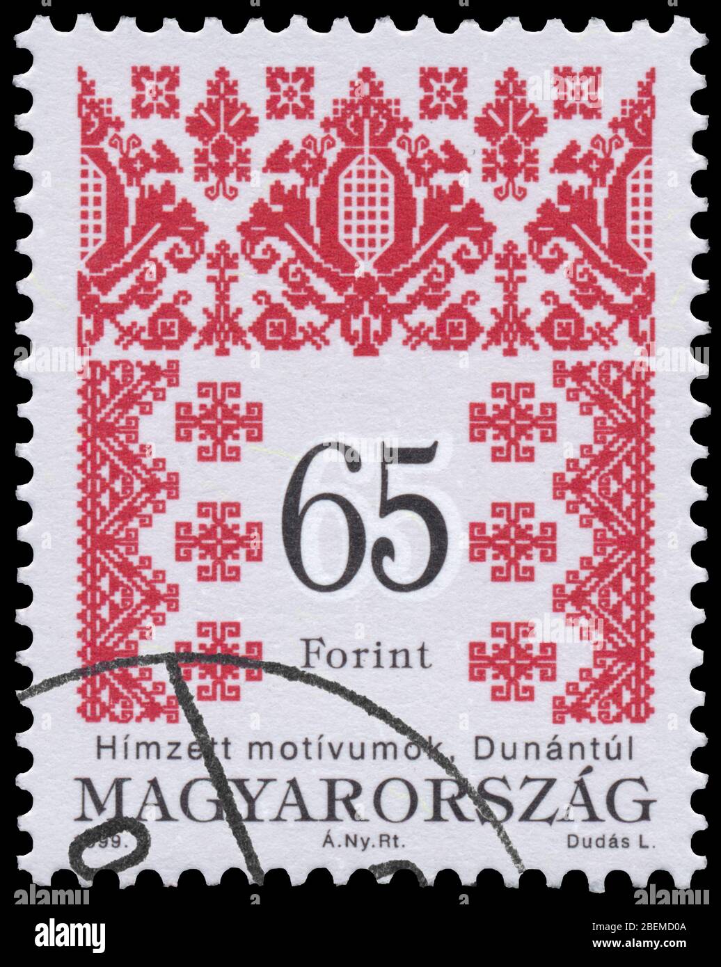 BUDAPEST, HUNGARY - 03 februar 2015: A stamp printed in Hungary shows ...