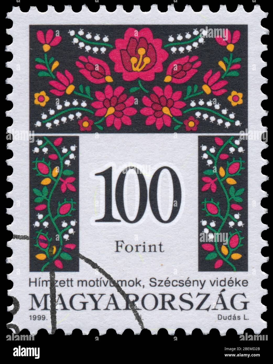 BUDAPEST, HUNGARY - 03 februar 2015: A stamp printed in Hungary shows ...