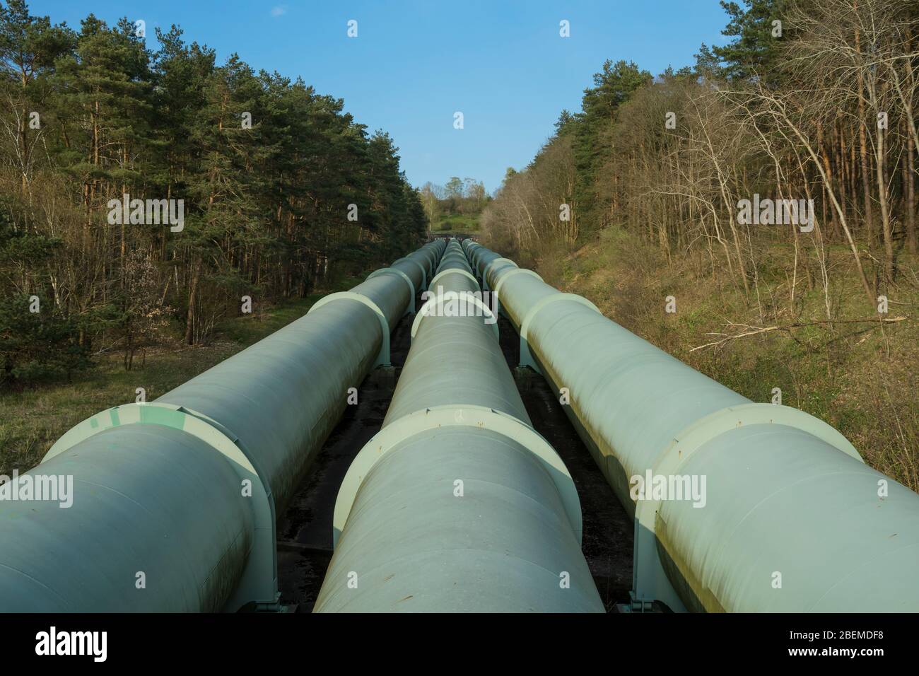 Pipes of a hydro electric power plant Stock Photo - Alamy