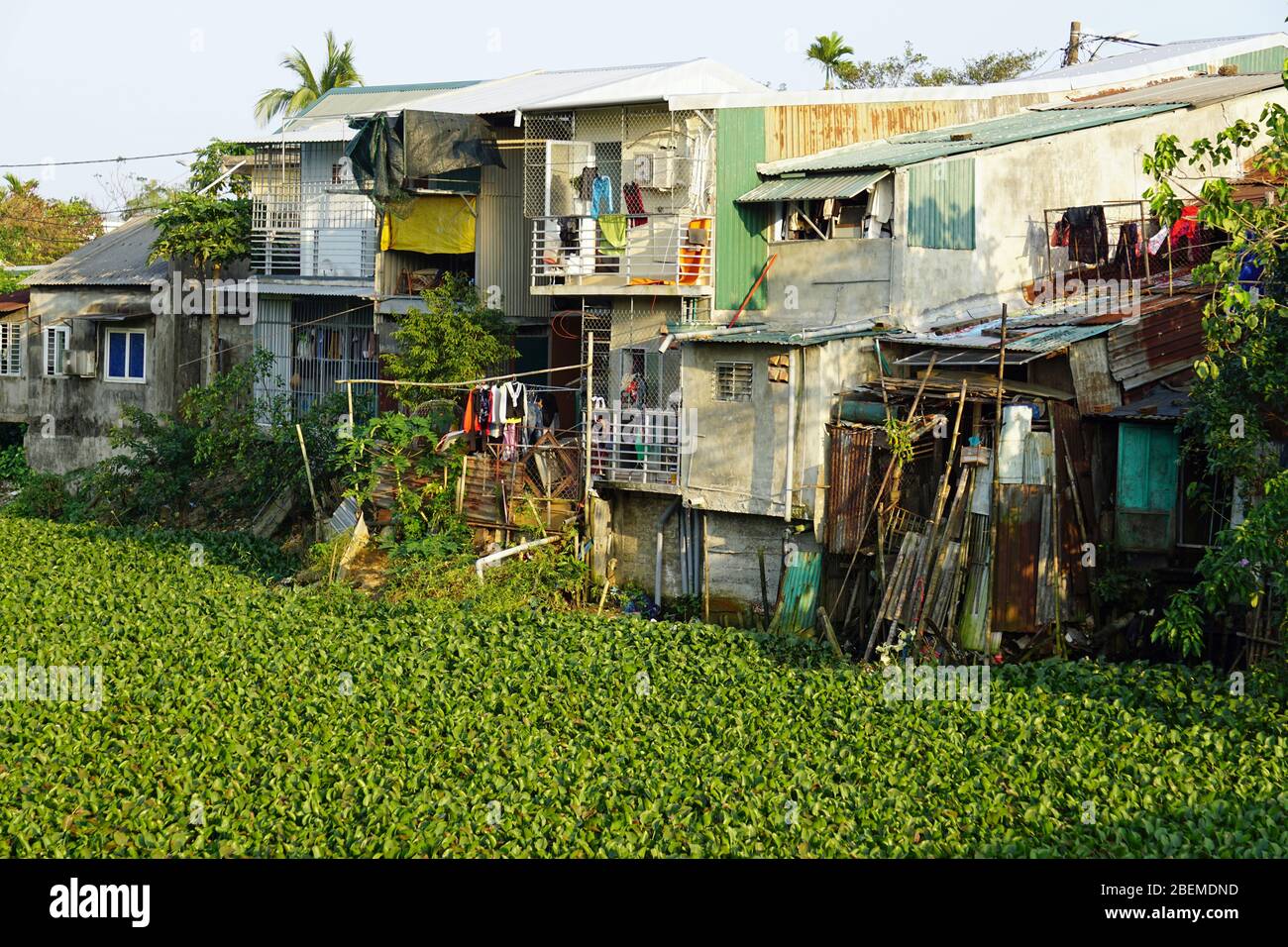 simple life in a residential area in hue Stock Photo - Alamy