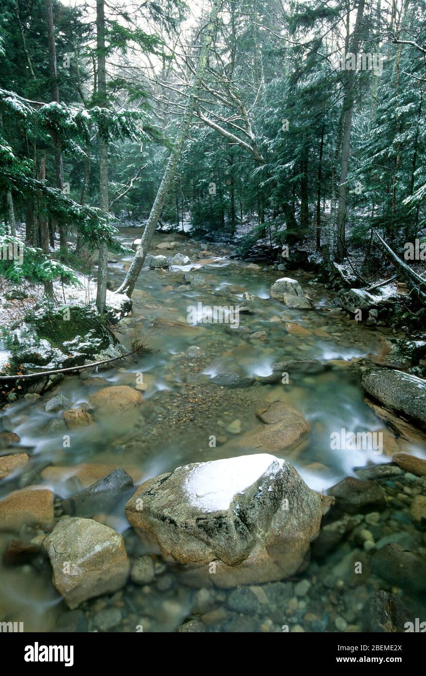 Pemigewasset River below The Basin, Franconia Notch State Park, New ...