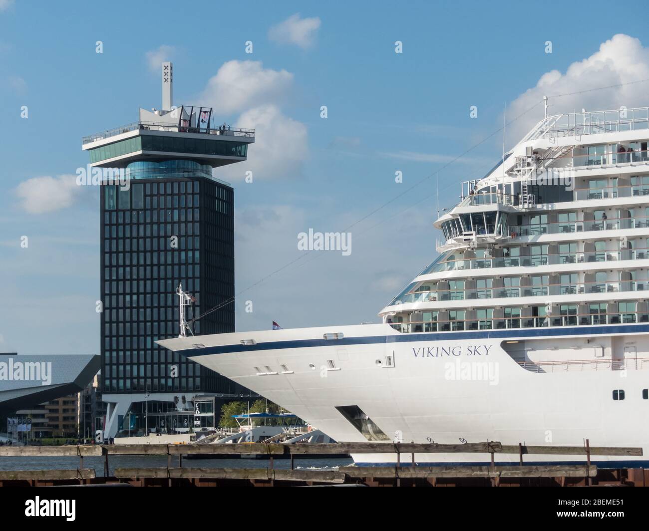 Amsterdam, the Netherlands - April 25 2020: Viking Star cruise ship in ...