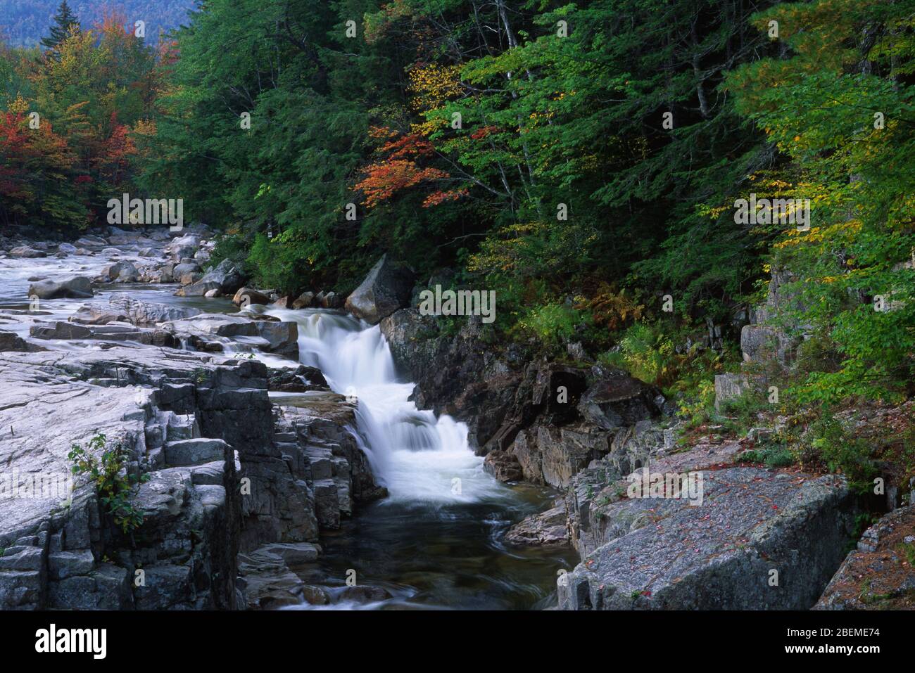Rocky Gorge, Kancamagus Highway National Scenic Byway, White Mountain ...