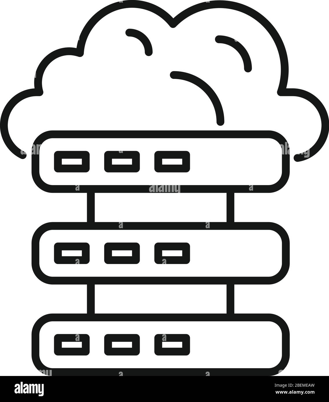 Digital data center icon. Outline digital data center vector icon for ... Digital data center icon. Outline digital data center vector icon for ...