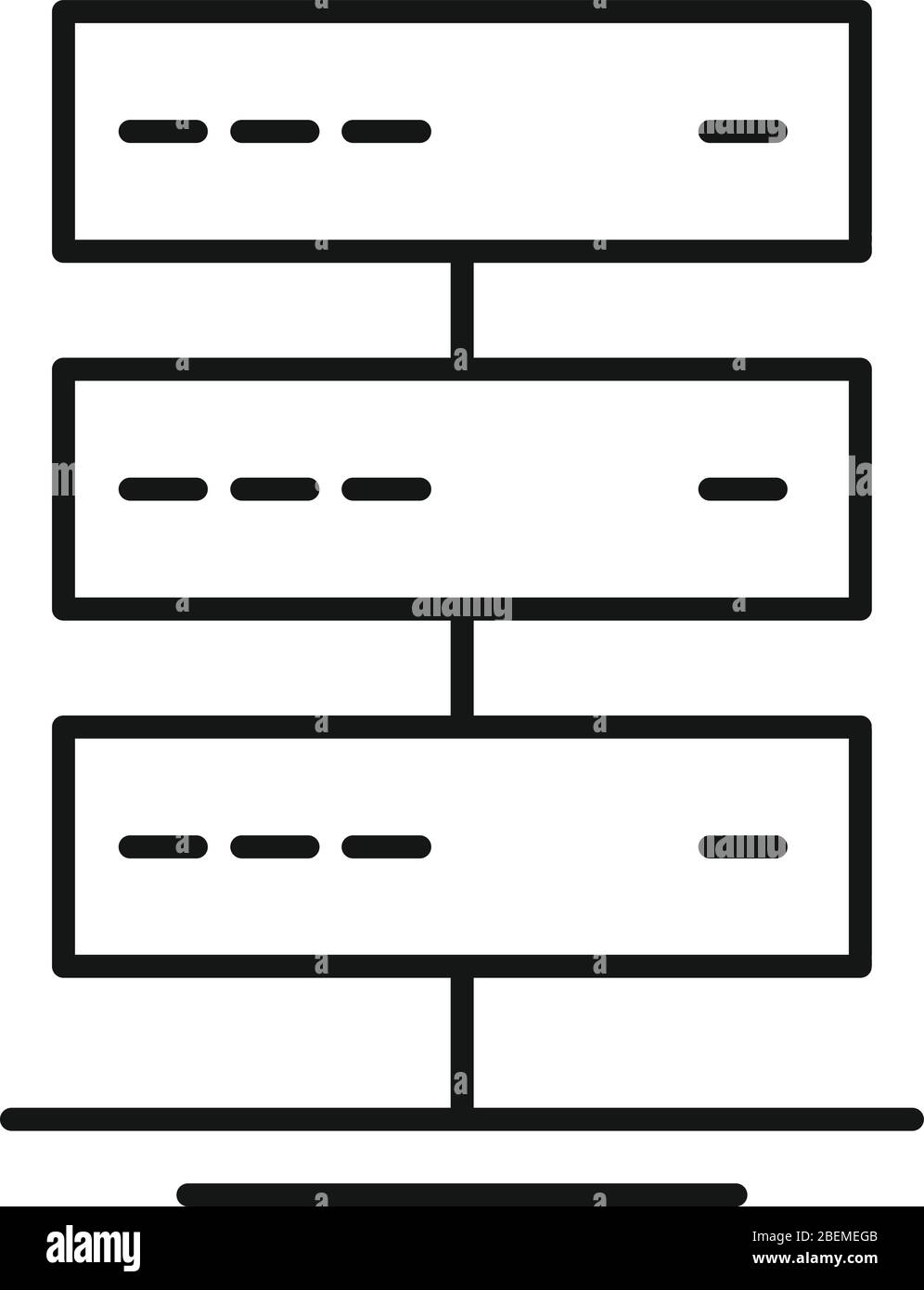 Server Data Room Icon Outline Server Data Room Vector Icon For Web Design Isolated On White