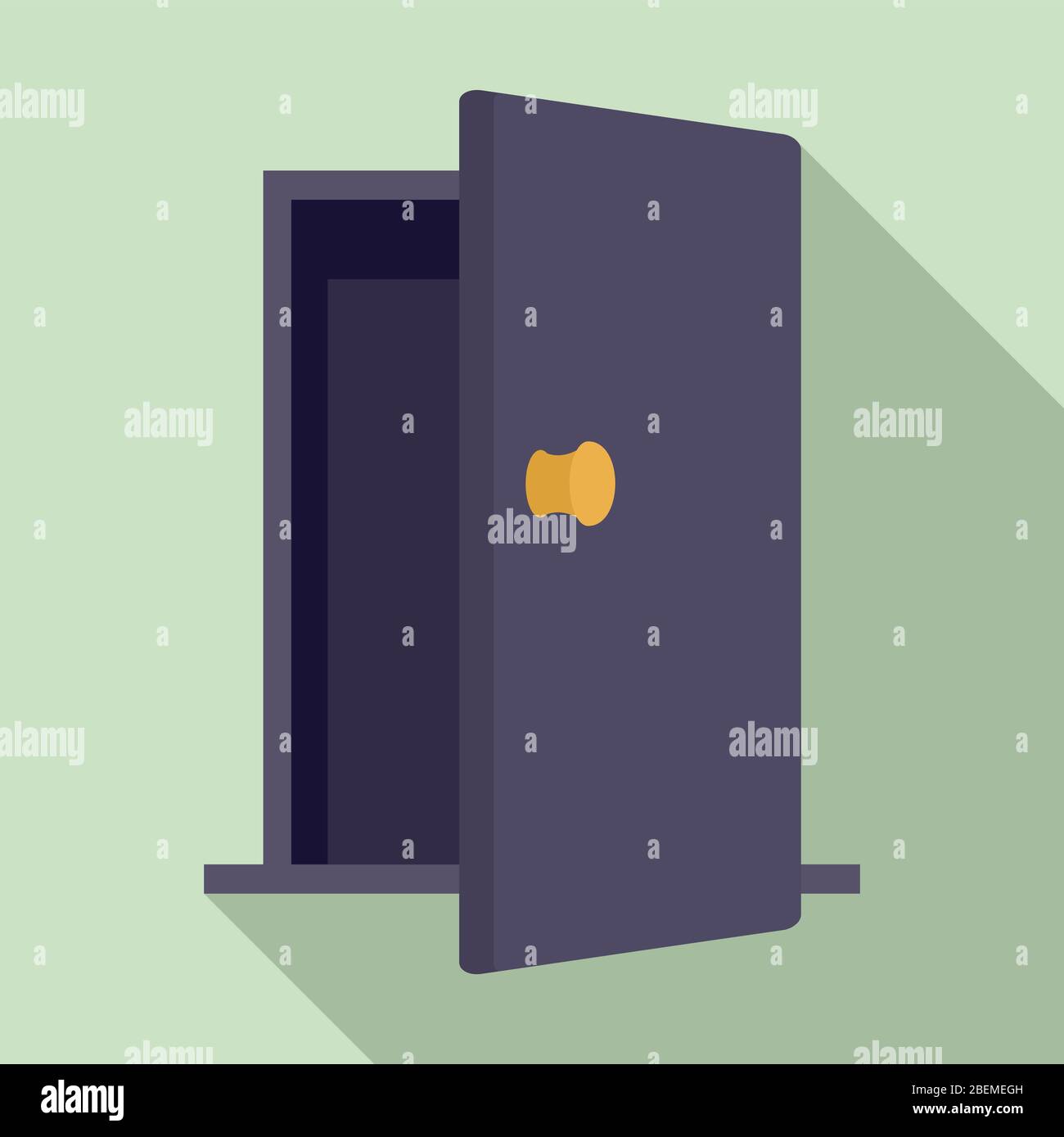 House entrance icon. Flat illustration of house entrance vector icon ...