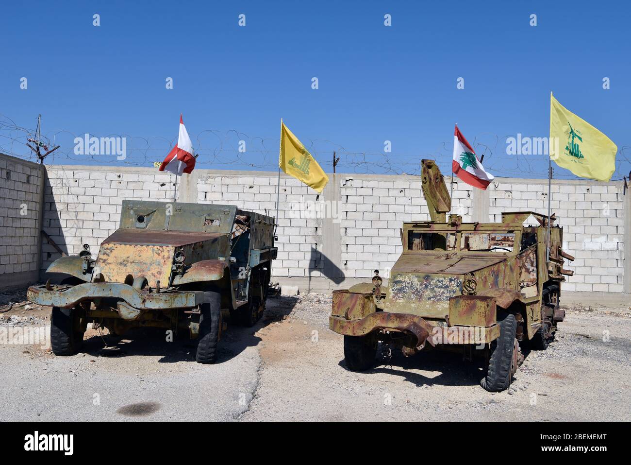 Inside the liberated Khiam Detention Centre, Khiam, south Lebanon Stock ...