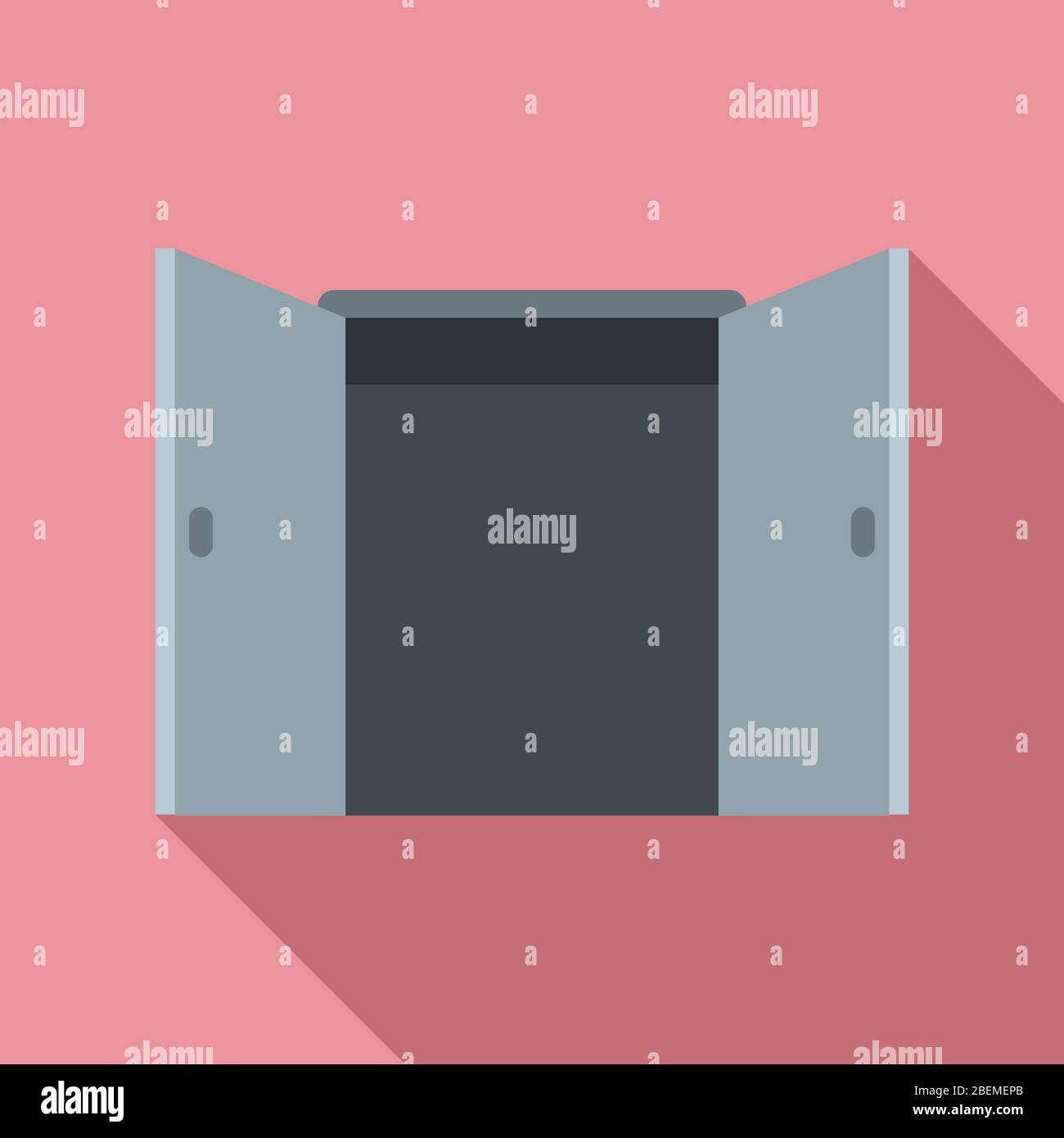 Office entrance icon. Flat illustration of office entrance vector icon ...