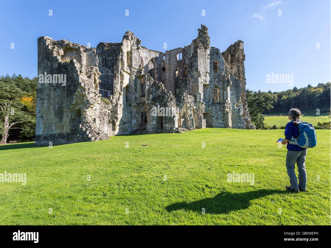 Old Wardour Castle, Wiltshire, England, UK Stock Photo - Alamy