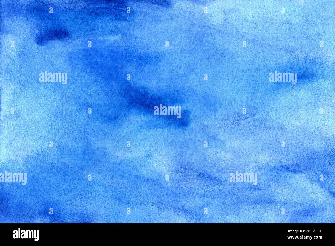 Blue azure turquoise abstract watercolor background for textures ...