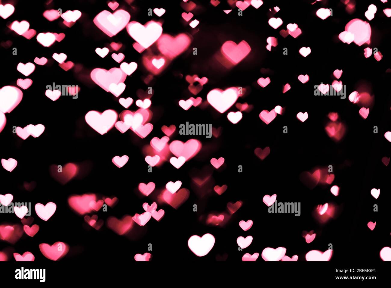 Pink Heart Bokeh