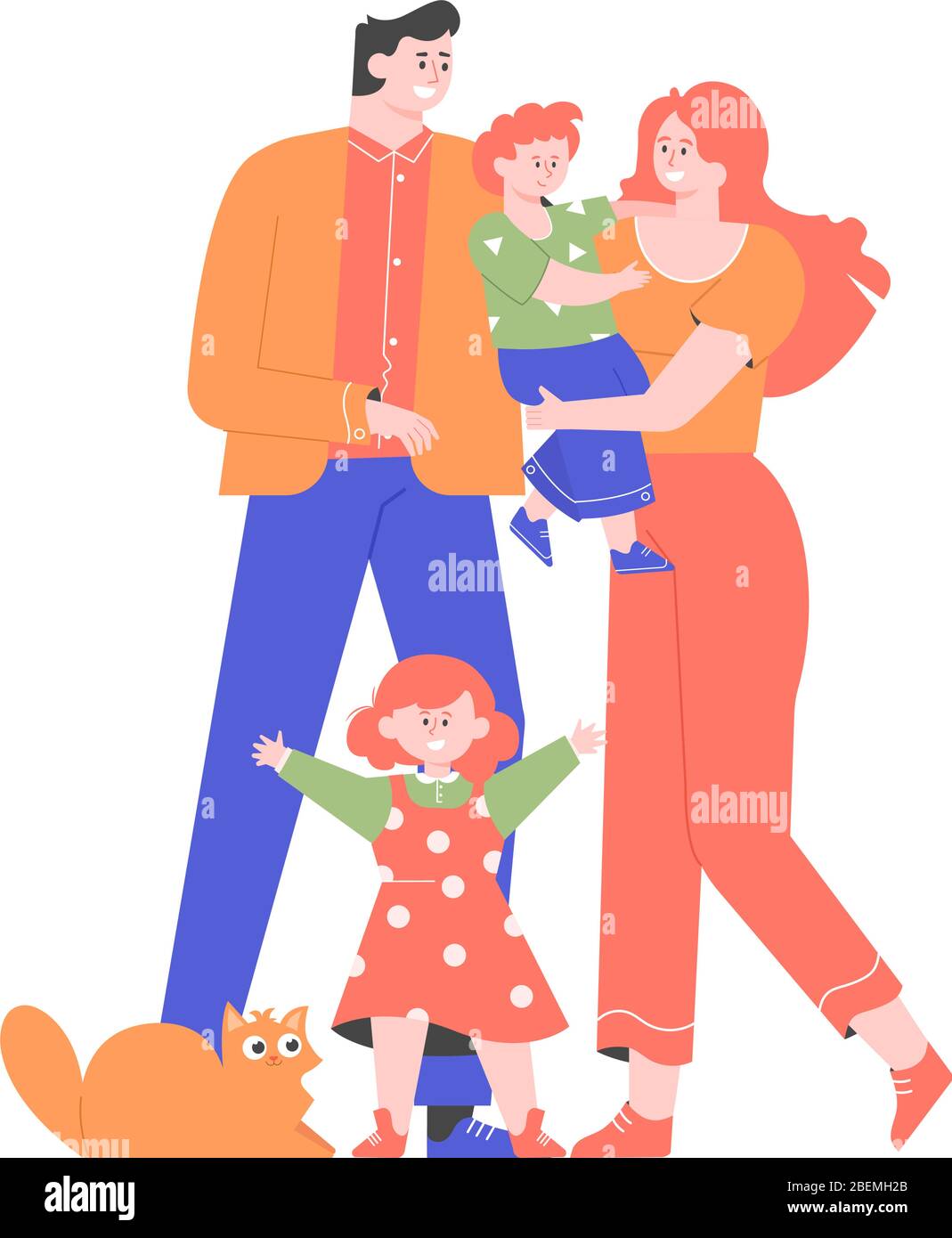 Family stands together Stock Vector Image & Art - Alamy Family stands together Stock Vector Image & Art - Alamy