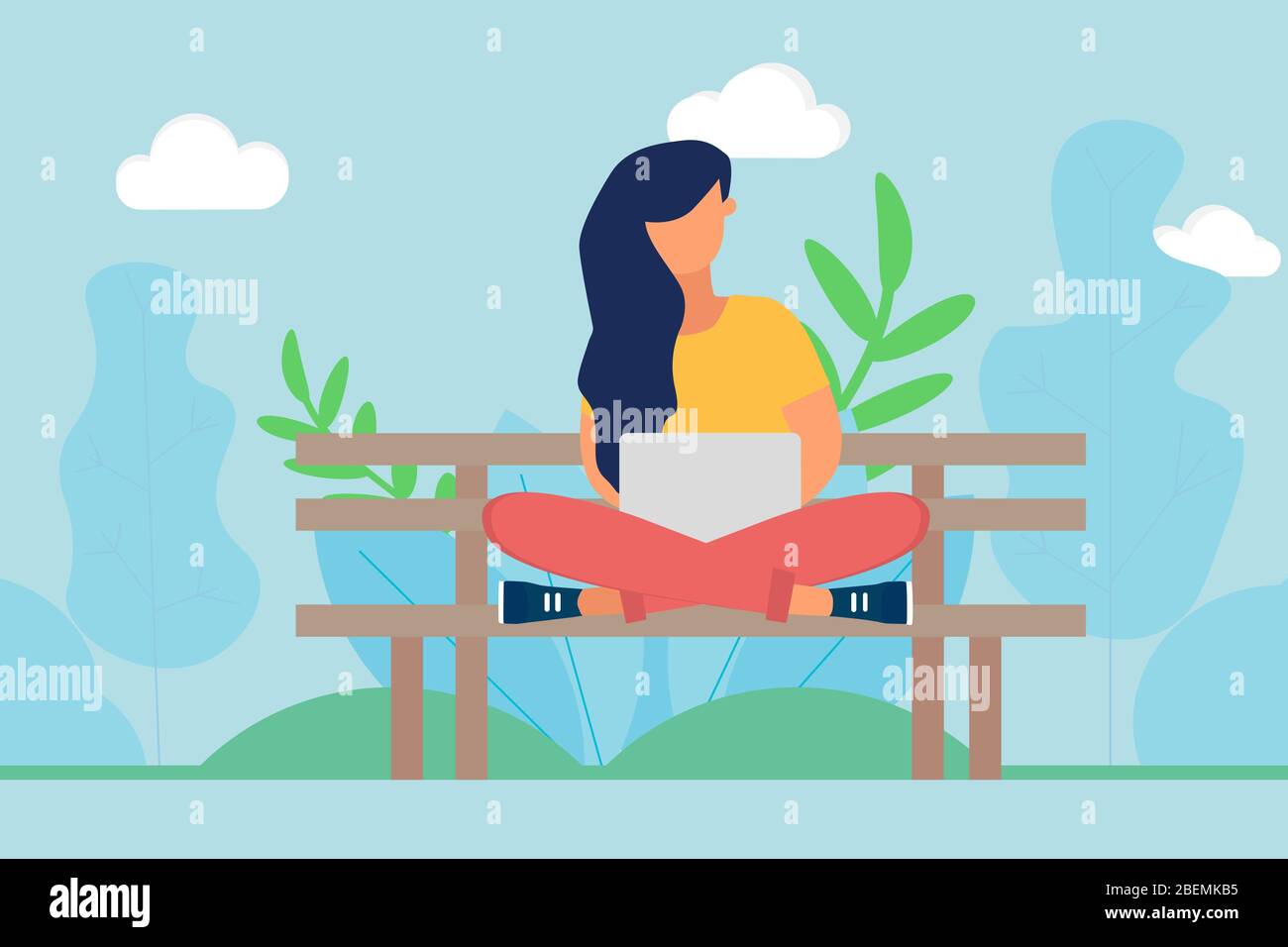 Girl legs crossed Stock Vector Images - Alamy