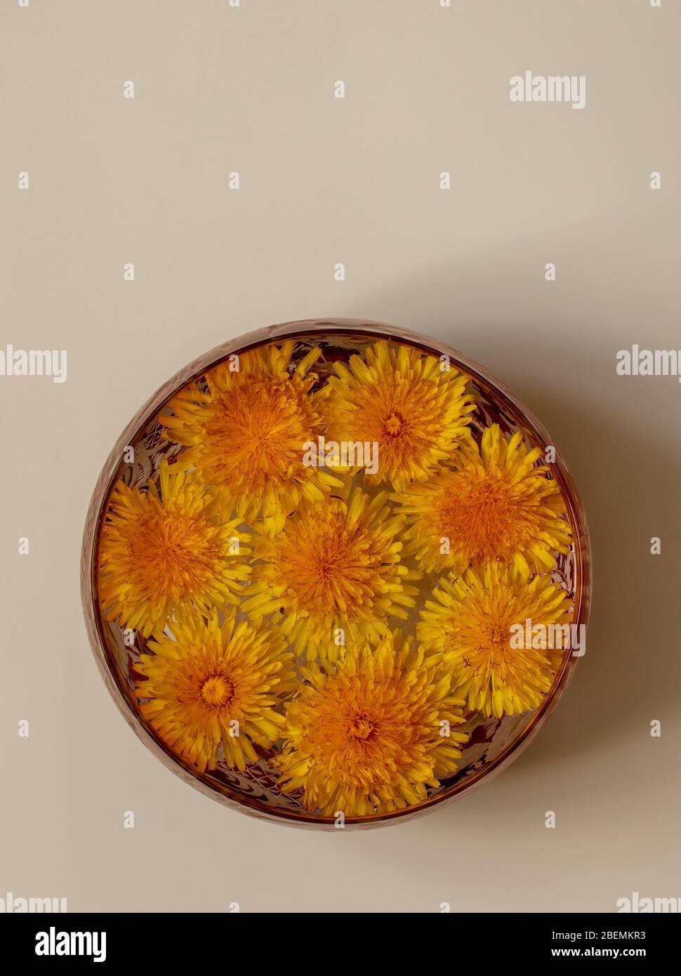 Glass bowl flower floating in hi-res stock photography and images - Alamy