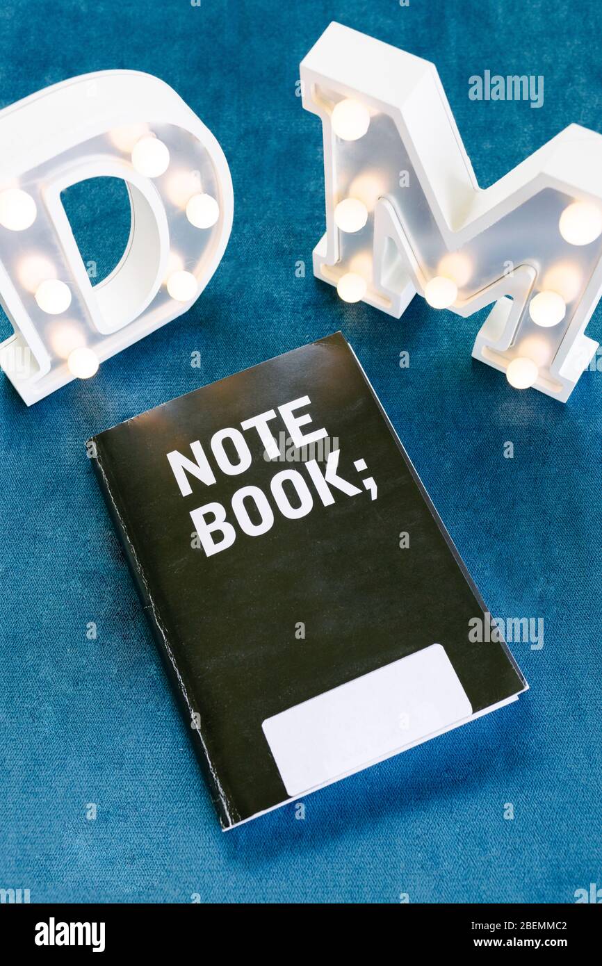 Wedding notepad. Preparations for the wedding day Stock Photo - Alamy
