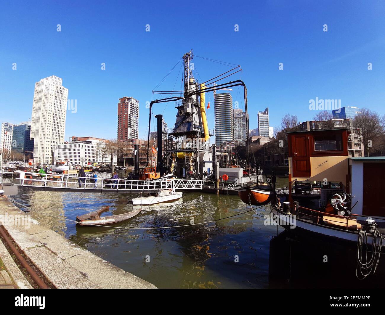 naval maritime museum with ships and boats on water in the river at the ...