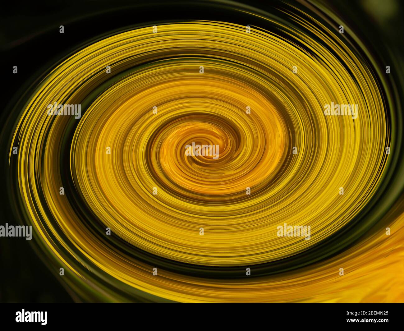 Abstract yellow spiral circles background Stock Photo - Alamy