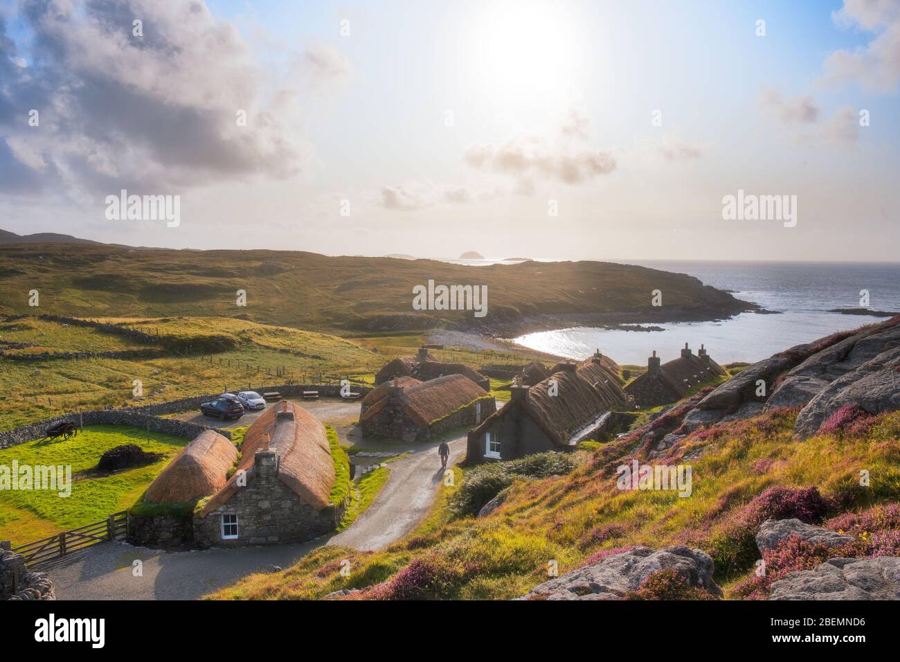 Gearrannan Blackhouse Village, Carloway, Isle of Lewis, Outer Hebrides ...