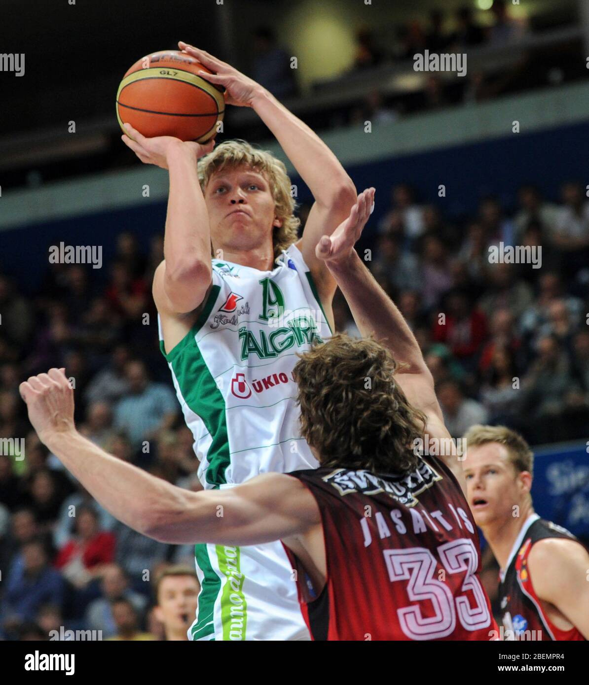 Mindaugas Kuzminskas - Lithuanian basketball player Stock Photo - Alamy