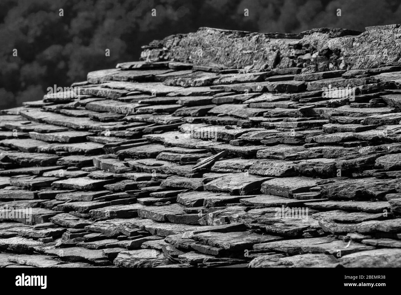 old alpine village built on top of a mountain. Bell towers,Houses and ...