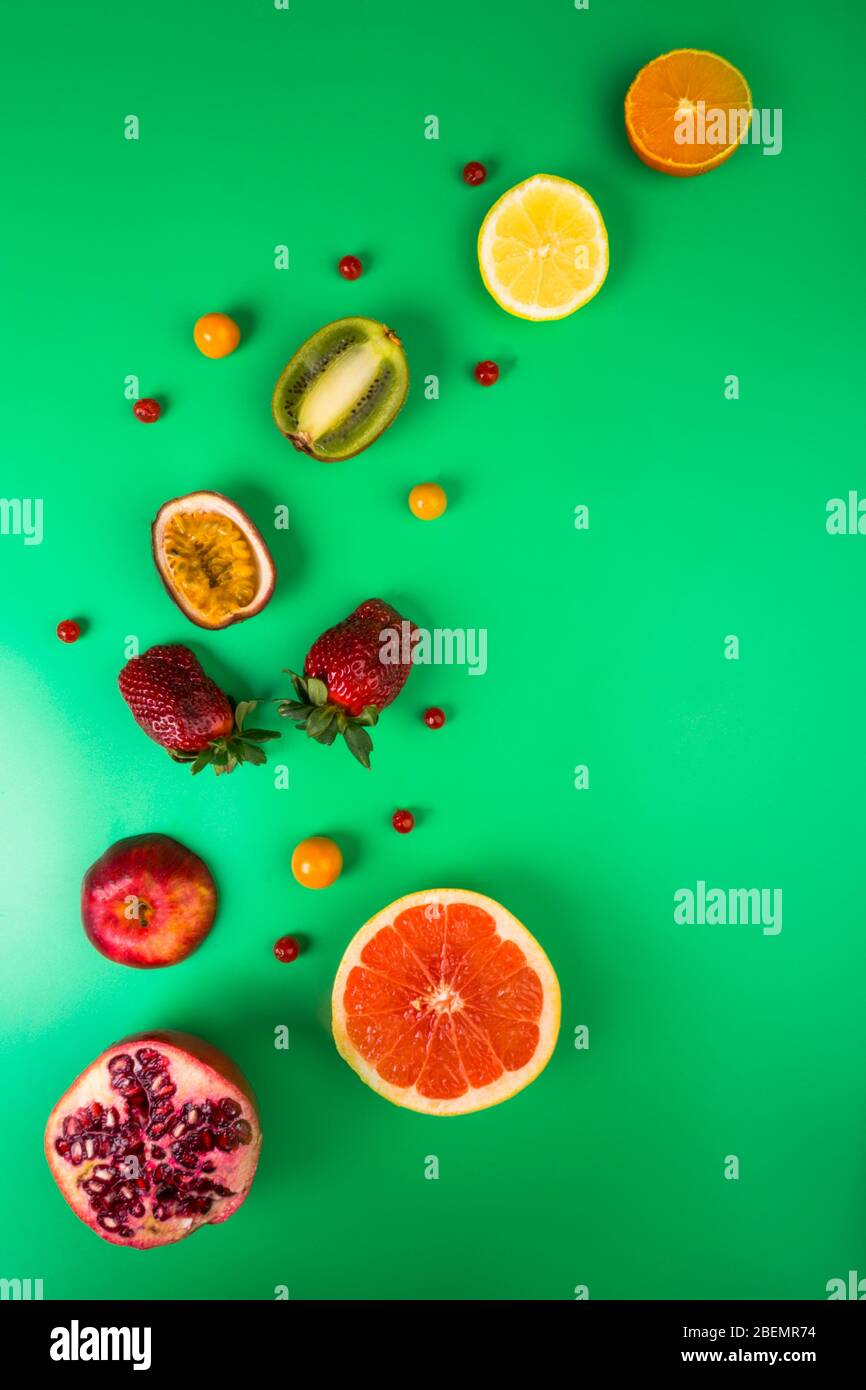 Super fruit and berry selection for cold and flu remedy rich in vitamin ...
