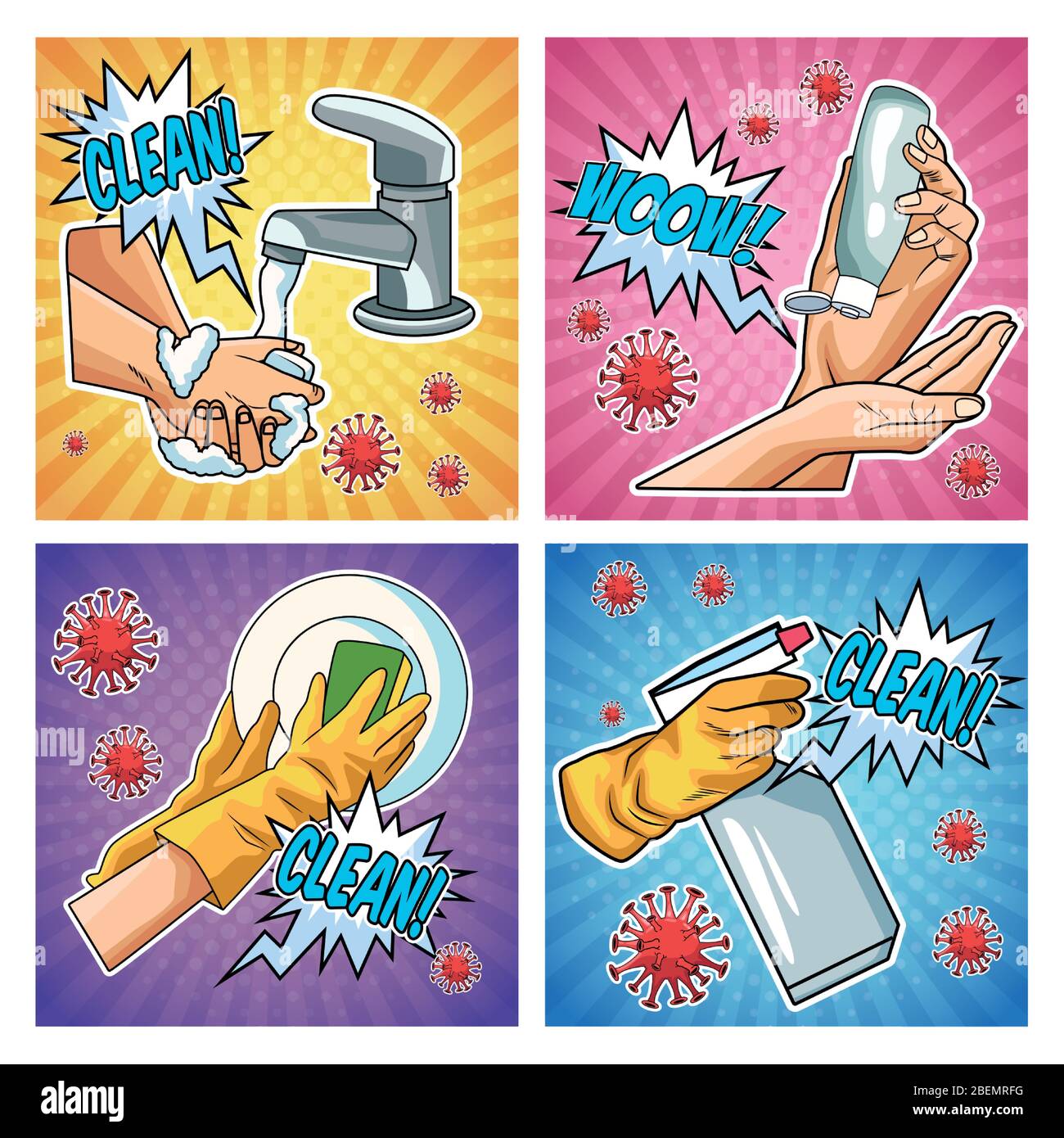 prevention methods covid19 pandemics icons Stock Vector Image & Art - Alamy