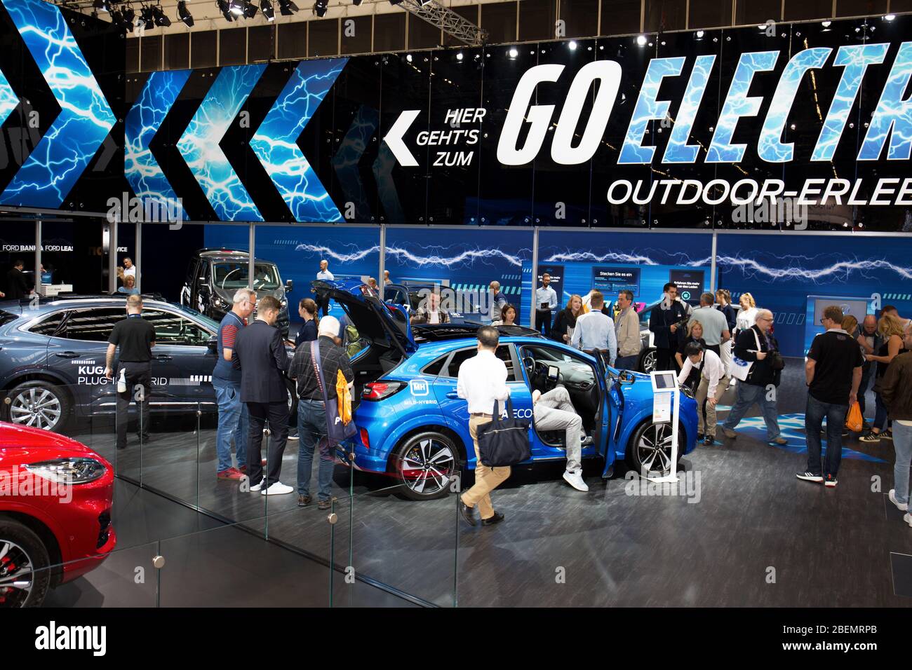 impressions automobile fair in frankfurt am main germany in september ...