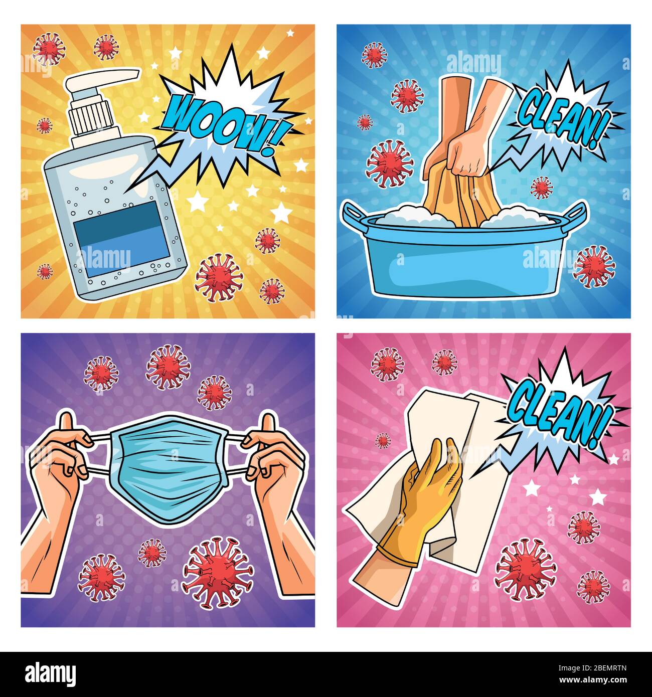 prevention methods covid19 pandemics icons Stock Vector Image & Art - Alamy
