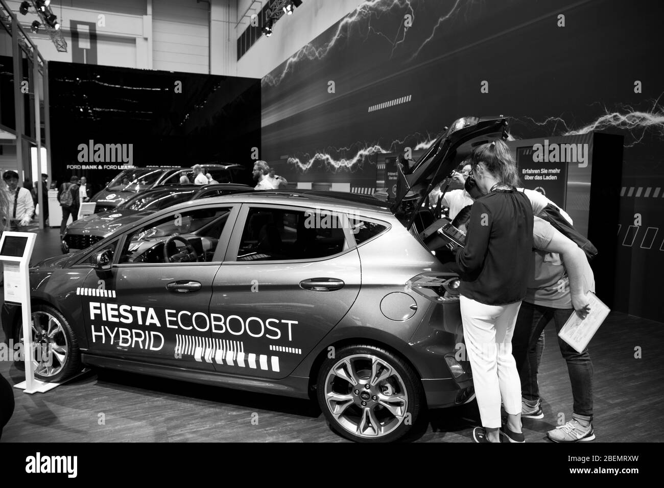 impressions automobile fair in frankfurt am main germany in september ...