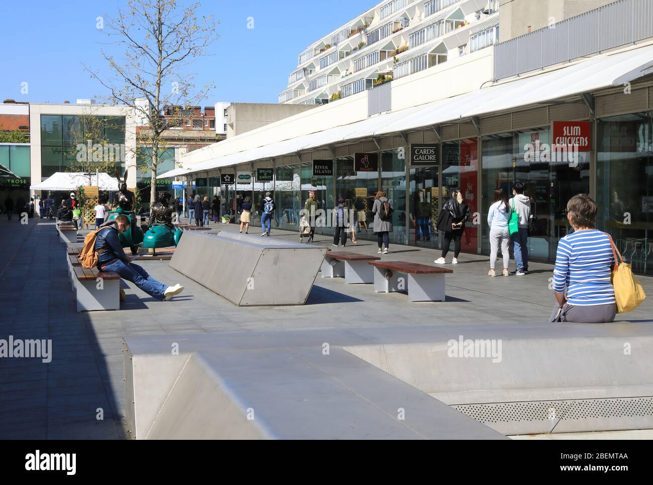 Brunswick shopping centre london uk hi-res stock photography and images ...