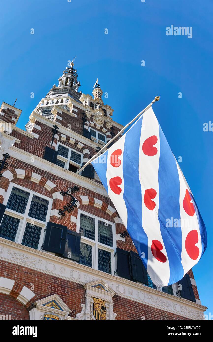 Friesland provincial flag hi-res stock photography and images - Alamy