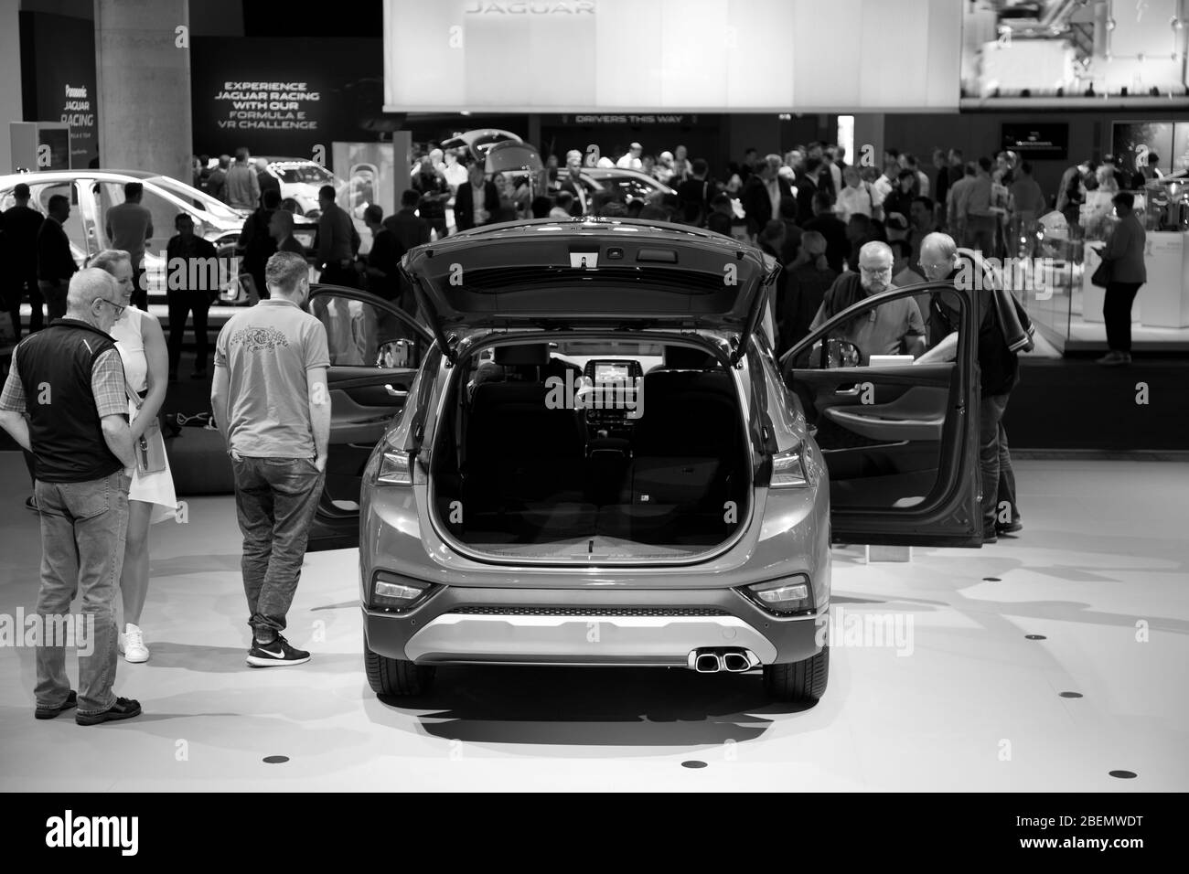 impressions automobile fair in frankfurt am main germany in september ...