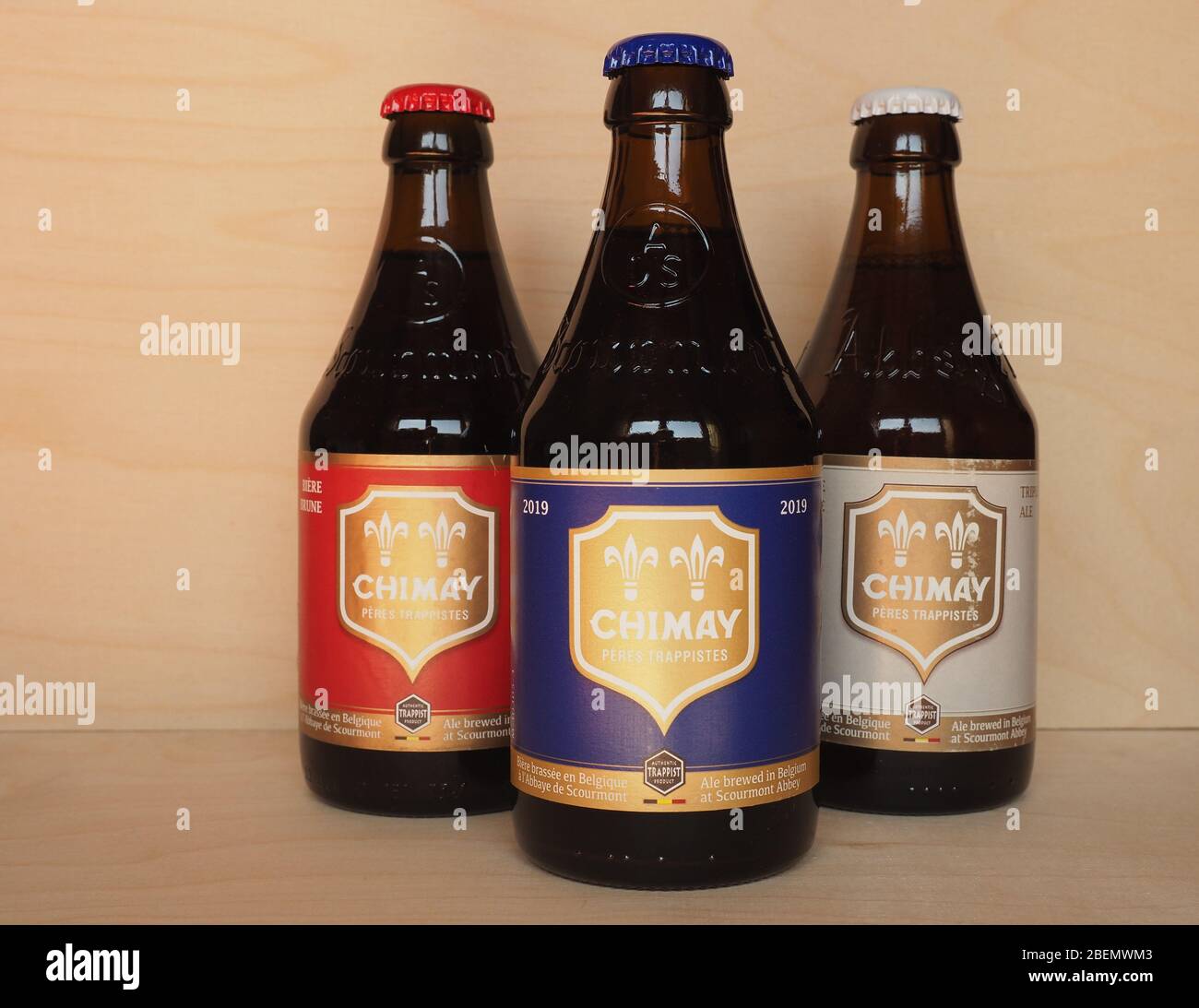 Blue chimay hi-res stock photography and images - Alamy