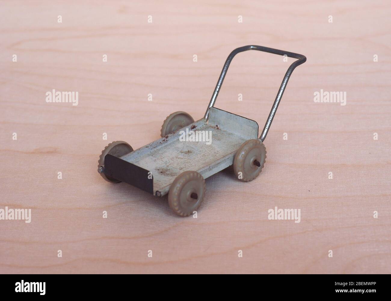 toy scale model of industrial trolley chart Stock Photo - Alamy