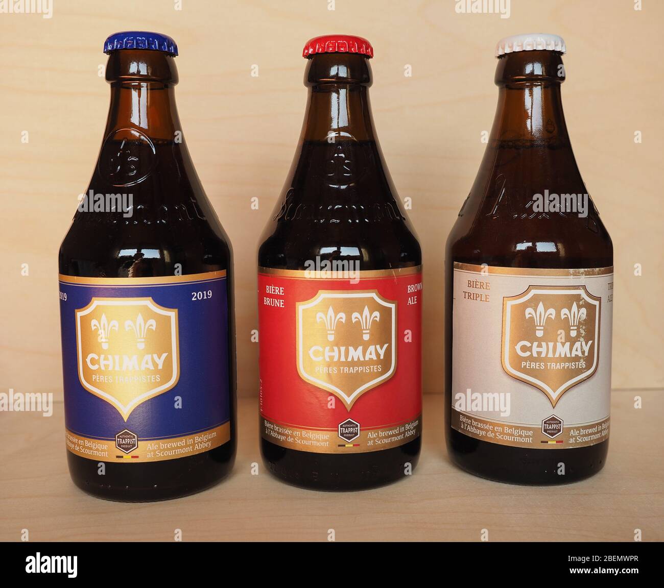 Blue chimay hi-res stock photography and images - Alamy