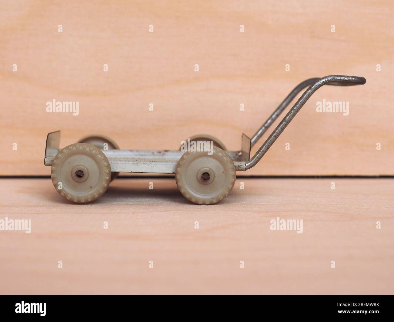 toy scale model of industrial trolley chart Stock Photo - Alamy