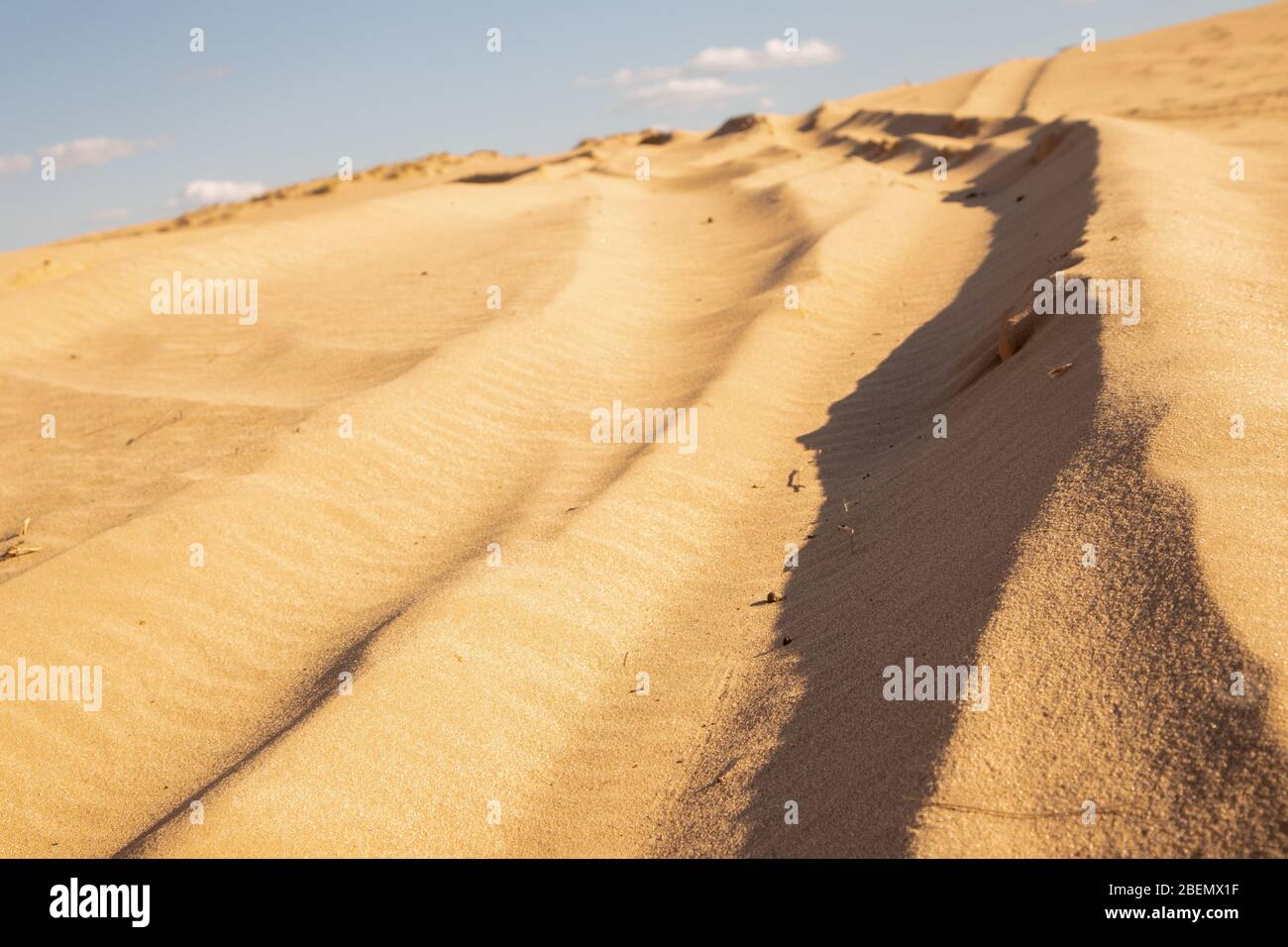 Sand waves in the desert. Sand texture. Kharkov, Ukraine. Ukrainian ...