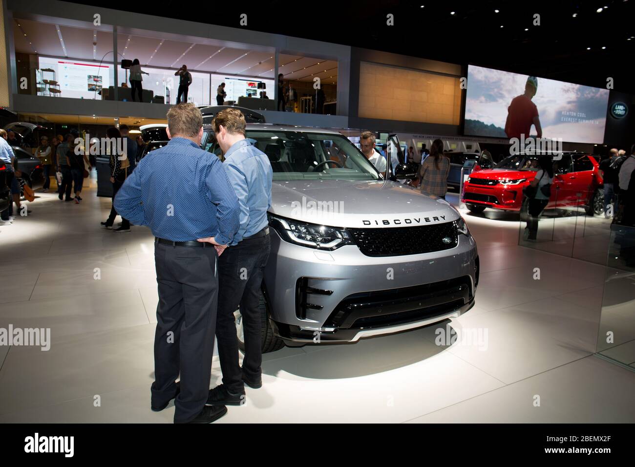impressions automobile fair in frankfurt am main germany in september ...