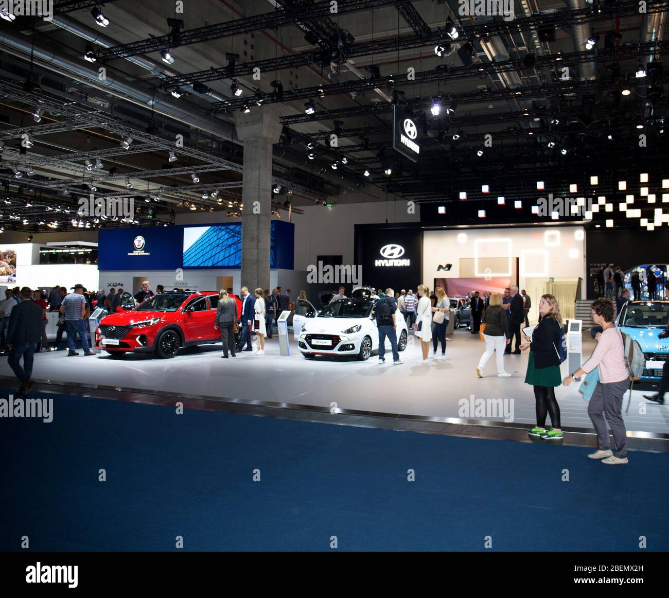 impressions automobile fair in frankfurt am main germany in september ...