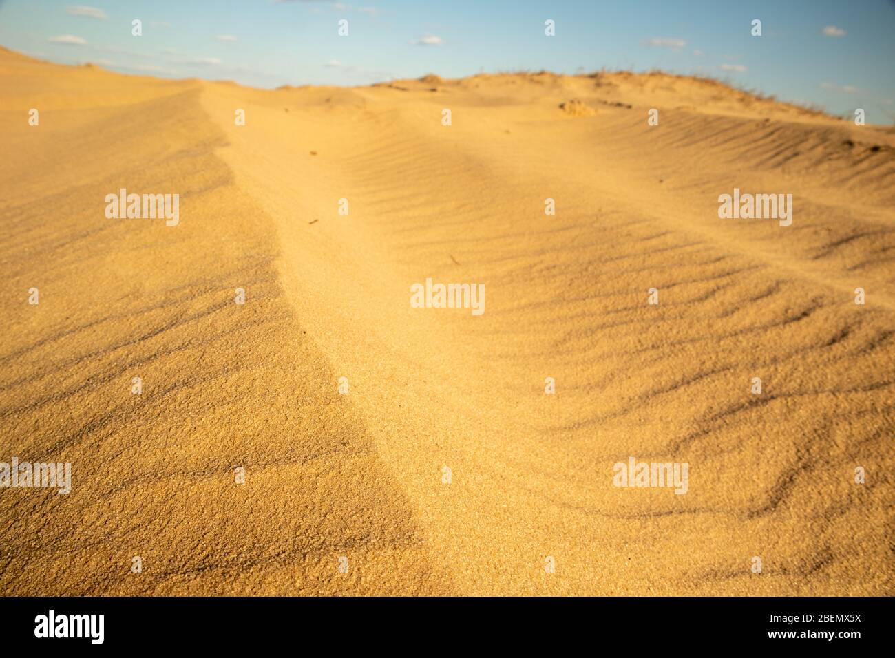 Sand waves in the desert. Sand texture. Kharkov, Ukraine. Ukrainian ...
