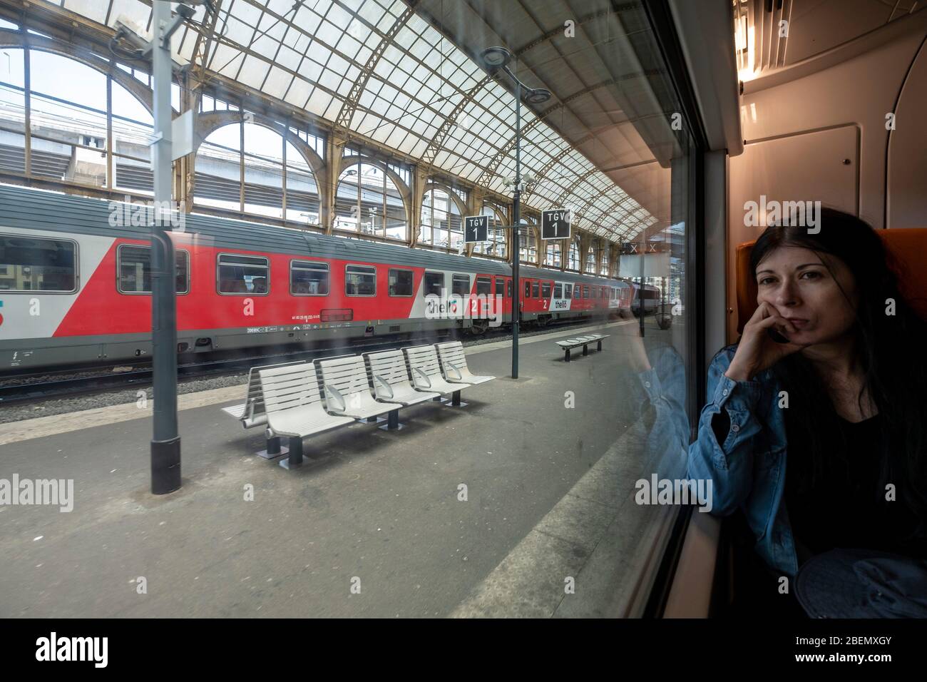 Gare de Nice Ville railway station in Nice, France, Europe Stock Photo ...