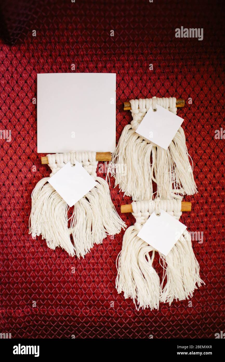 Modern macrame hi-res stock photography and images - Alamy