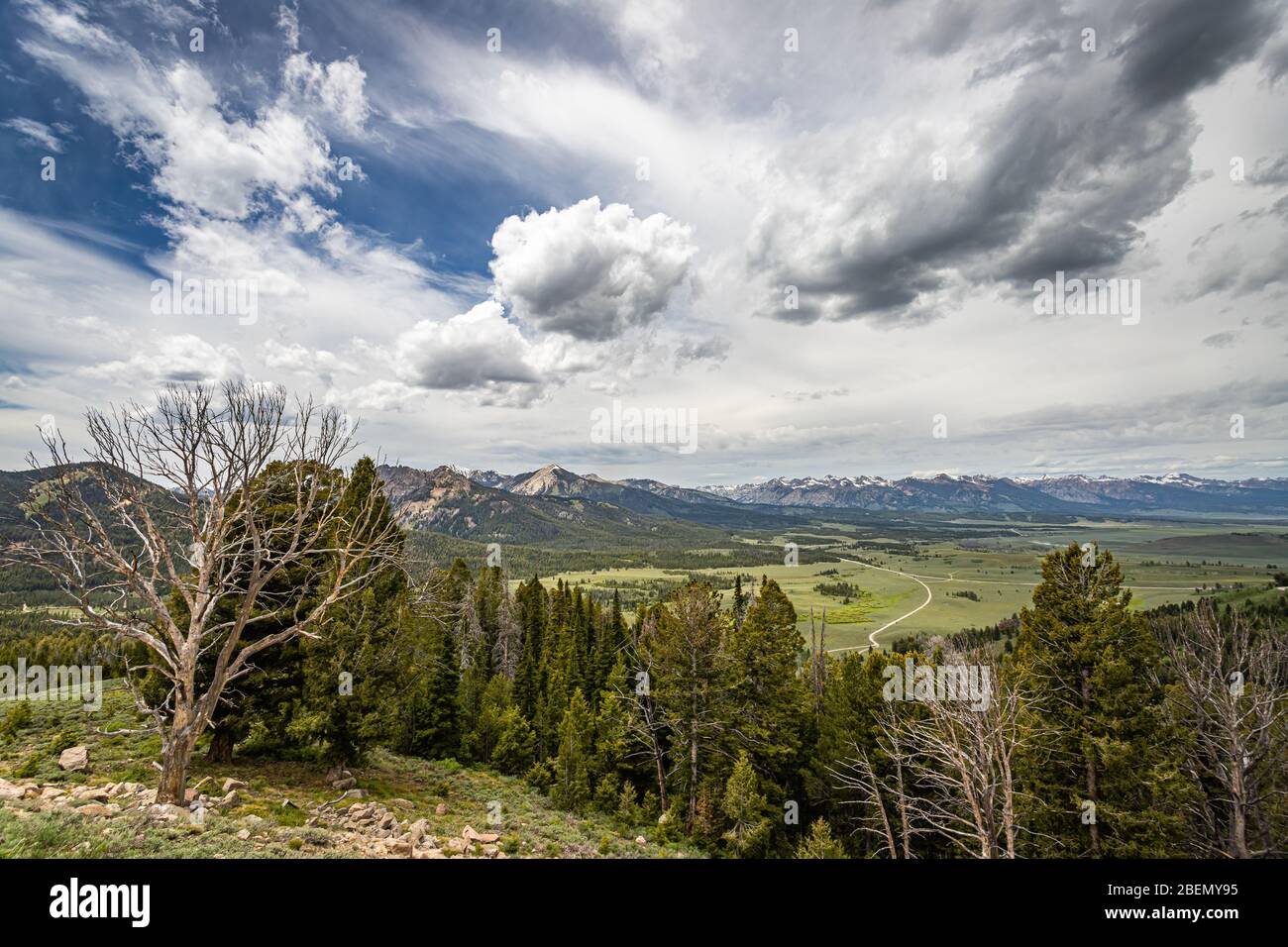 The Sawtooth National Forest covers two million acres in southern Idaho ...